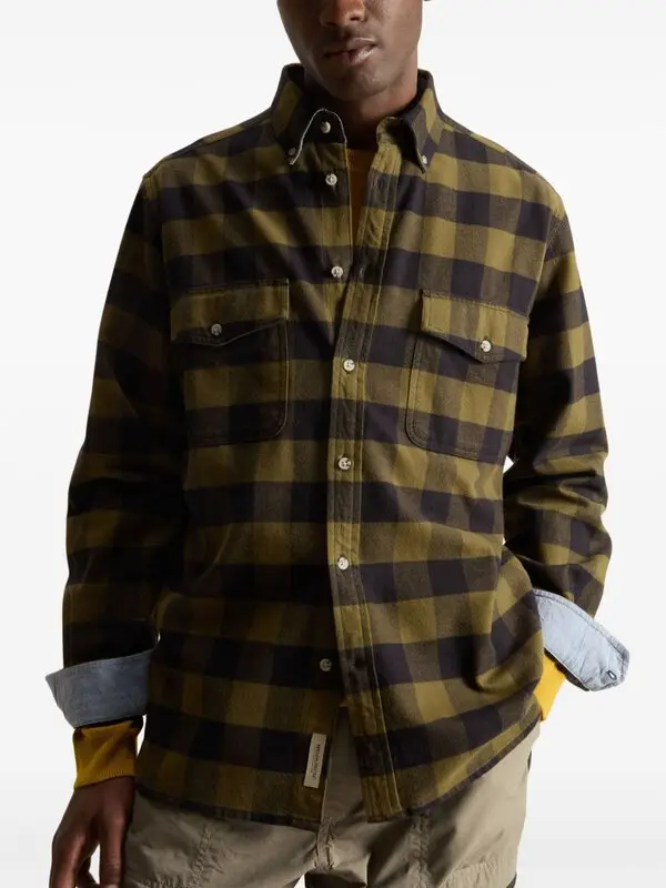 Woolrich Plaid Check Pattern Shirt