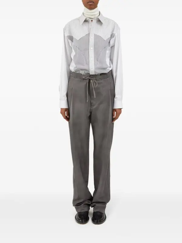 MAISON MARGIELA Drawstring Straight-leg Trousers