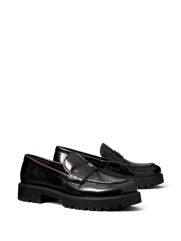 Tory Burch Lug Loafers - Black