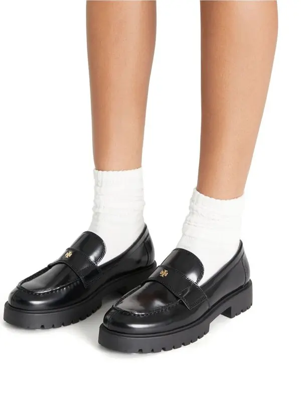 Tory Burch Lug Loafers - Black