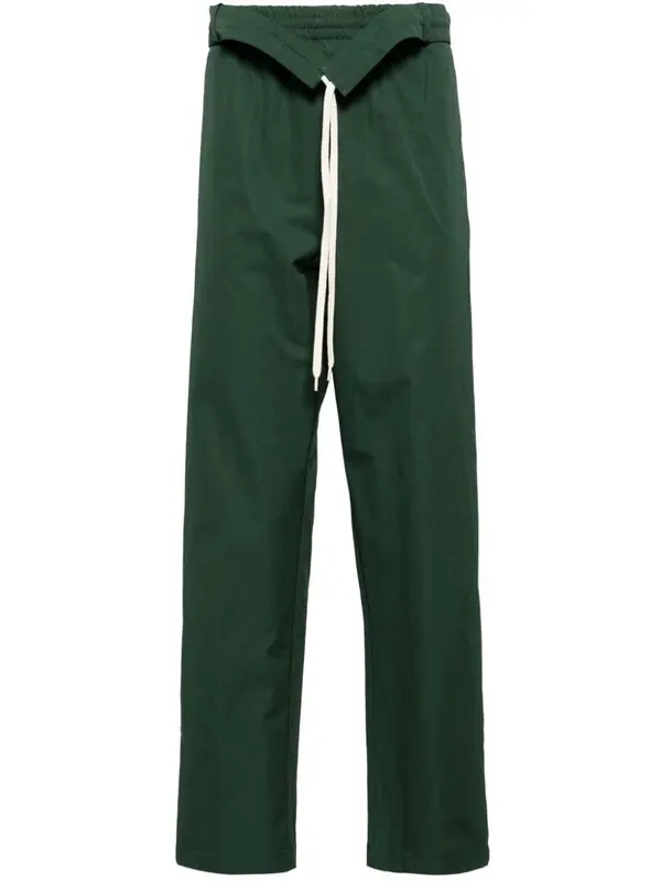 CRAIG GREEN Cotton Tapered Trousers - Green