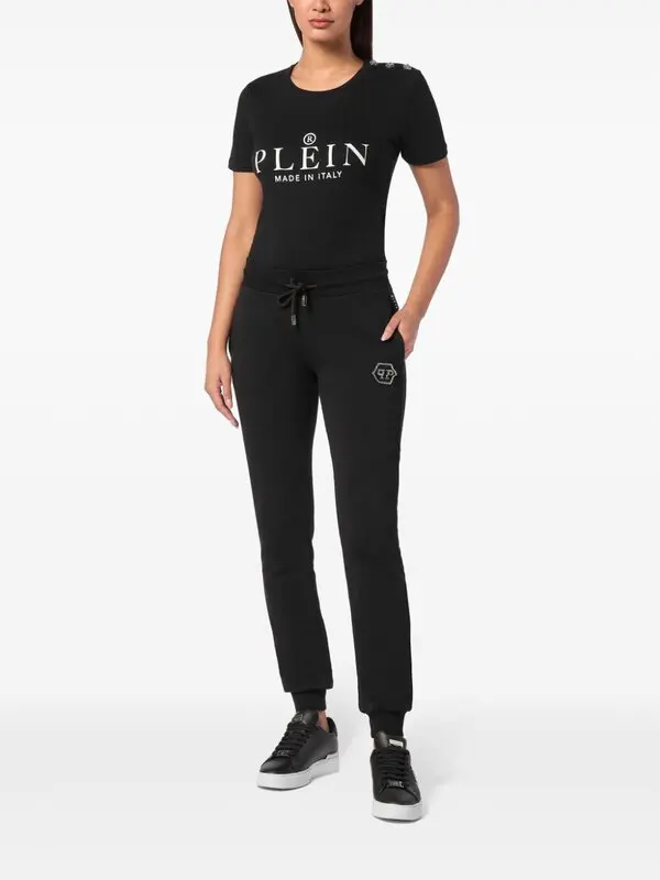 Philipp Plein Crystal-embellished Track Pants