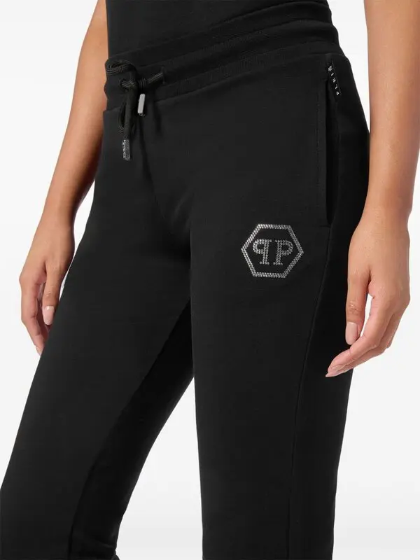 Philipp Plein Crystal-embellished Track Pants