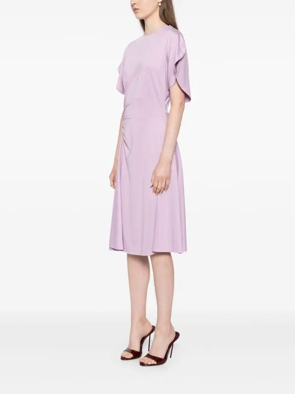 Victoria Beckham Gathered Jersey Dress