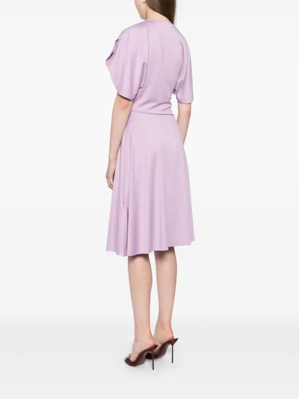 Victoria Beckham Gathered Jersey Dress