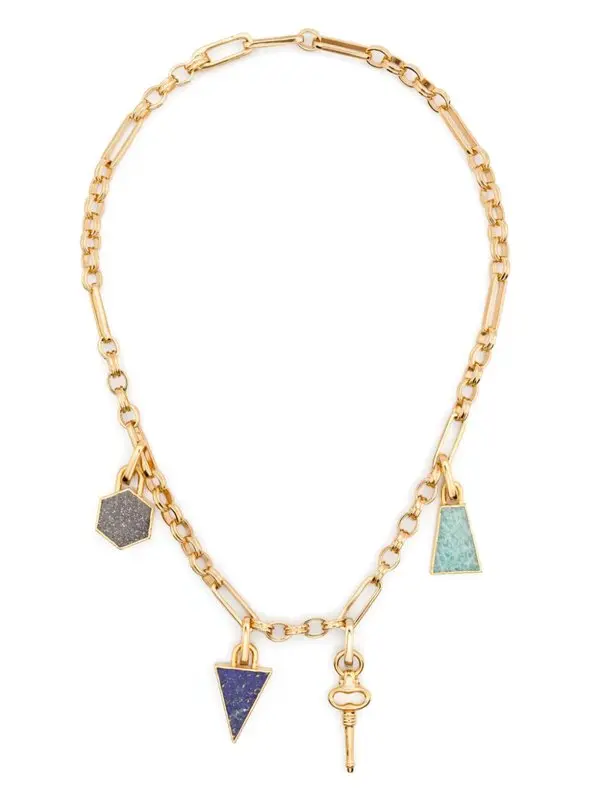 MISSOMA Gemstone Charm Necklace - Gold