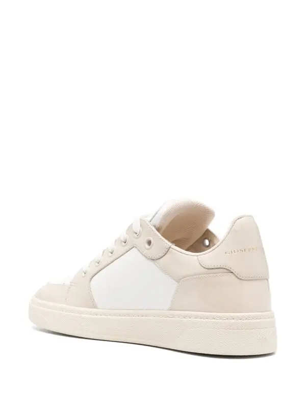 GIUSEPPE ZANOTTI Lace-up Low-top Sneakers - White
