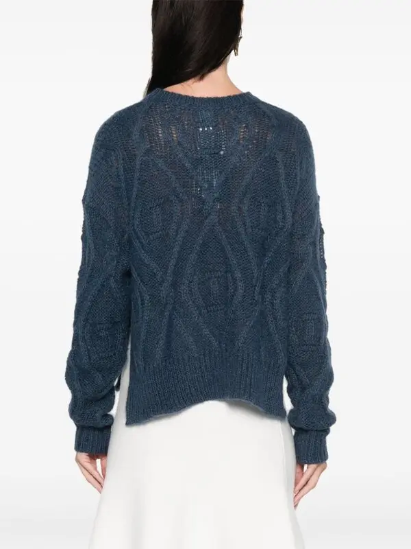 TWINSET Logo-embossed Sweater