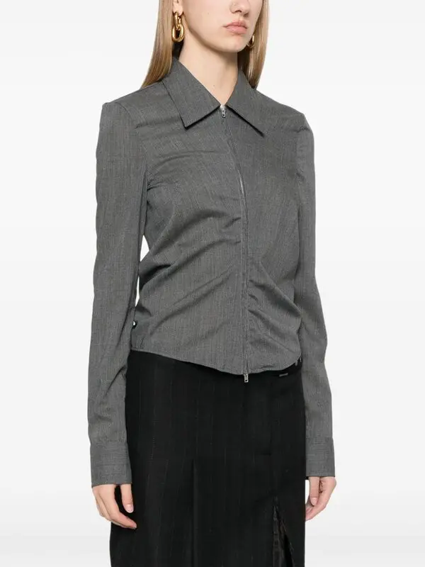 Our Legacy Slim Zip Shirt