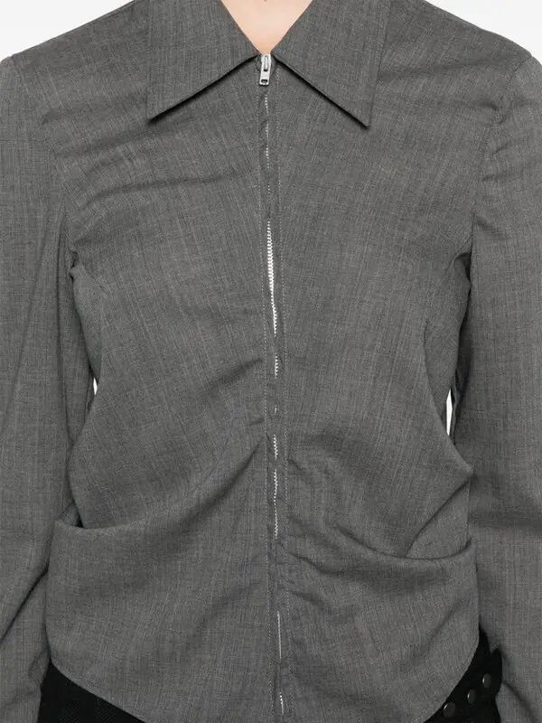 Our Legacy Slim Zip Shirt