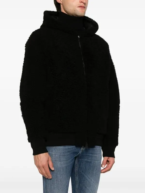 SALVATORE SANTORO Shearling Hooded Jacket