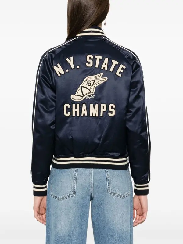 Ralph Lauren Logo-patch Bomber Jacket