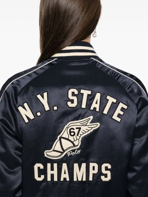 Ralph Lauren Logo-patch Bomber Jacket