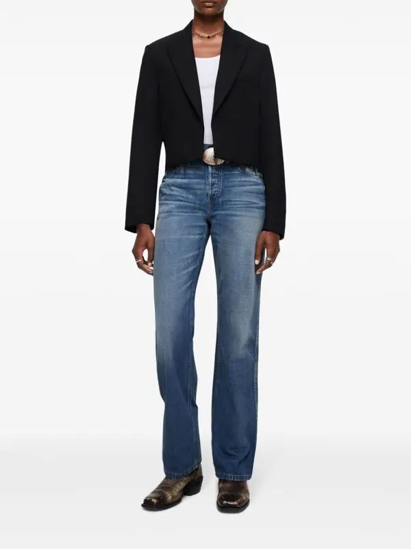 RE/DONE High-rise Straight Jeans