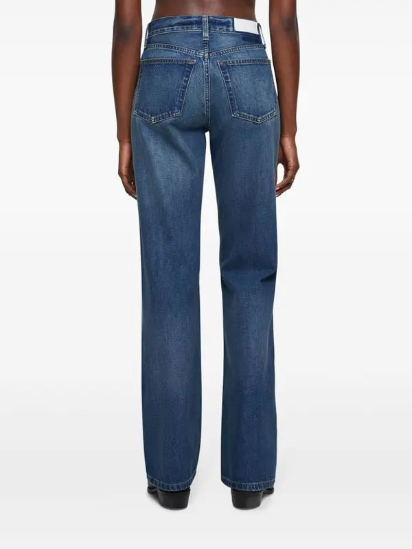 RE/DONE High-rise Straight Jeans