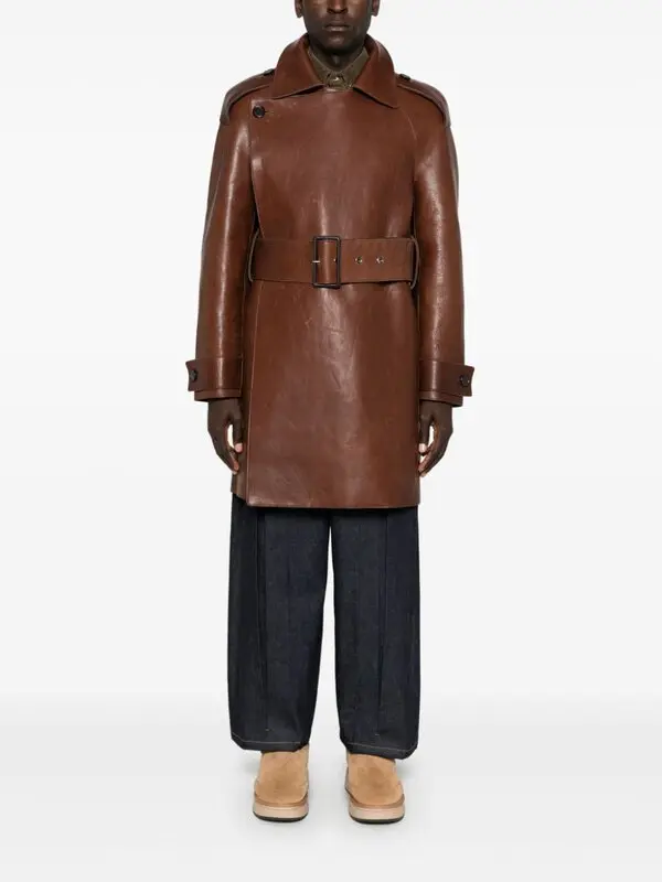 JW Anderson Leather Trench Coat
