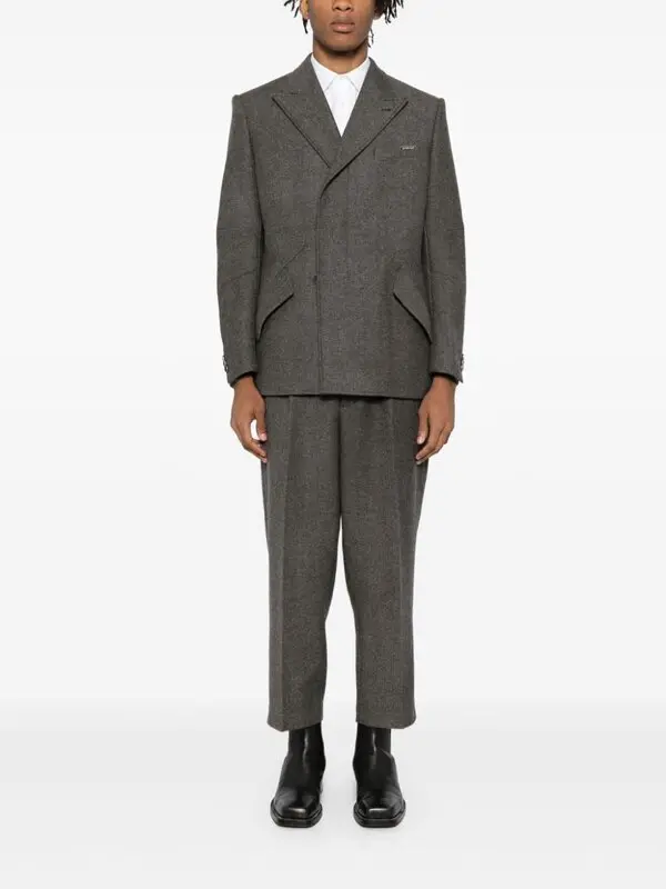 Helmut Lang Cropped Zoot Pants