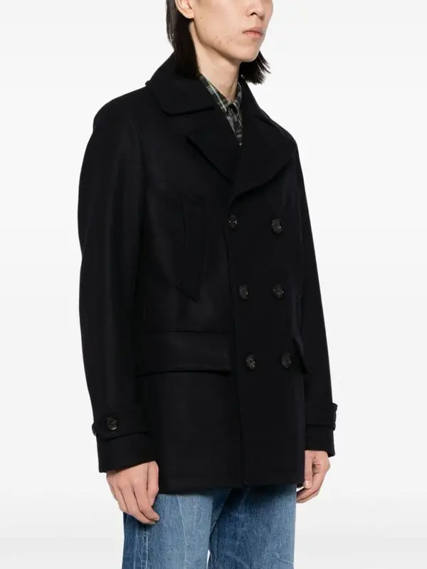Belstaff Double-breasted Wool-cashmere Coat