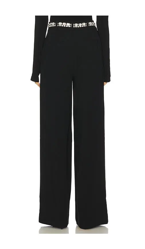 Cinq À Sept Rhinestone Chain Genna Pant