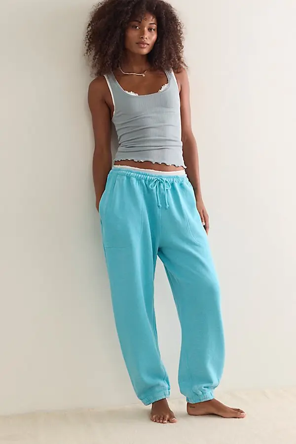 Free People Relaxed Fit Joggers - Capri