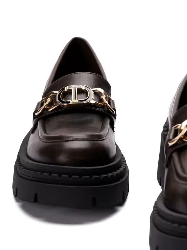 TWINSET Oval T Loafers