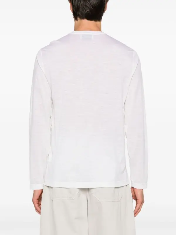 D4.0 Slub-texture T-shirt - White