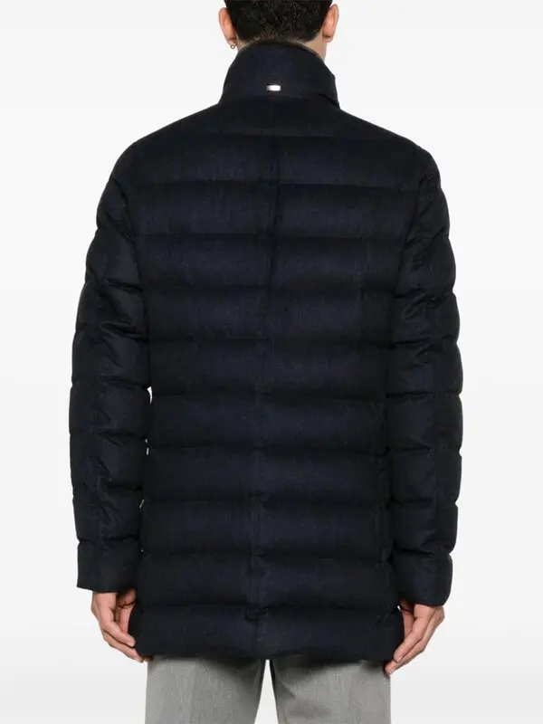 Herno Quilted Coat - Blue