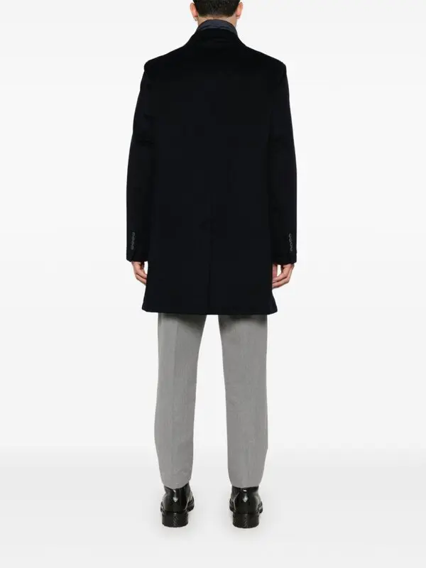 Herno Virgin Wool Coat - Blue