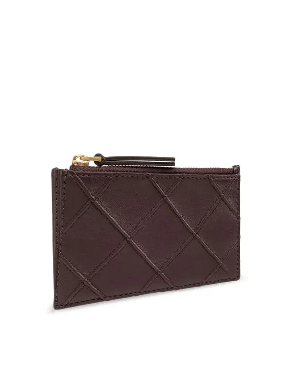Tory Burch Fleming Soft Wallet - Red