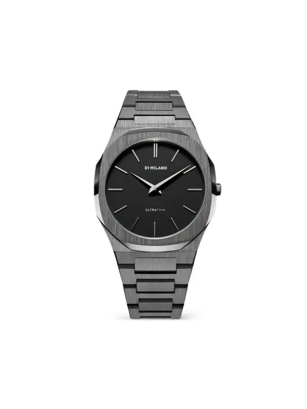 D1 MILANO Ultra Thin 40mm Watch - Black