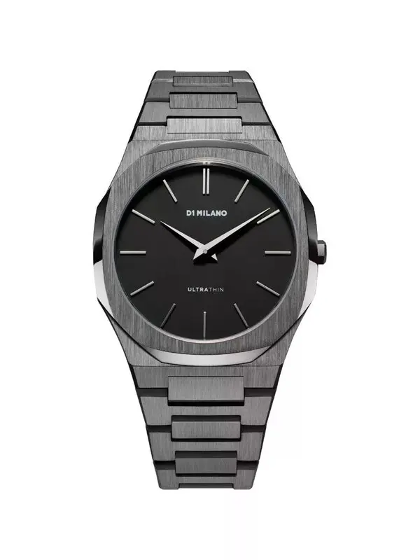 D1 MILANO Ultra Thin 40mm Watch - Black