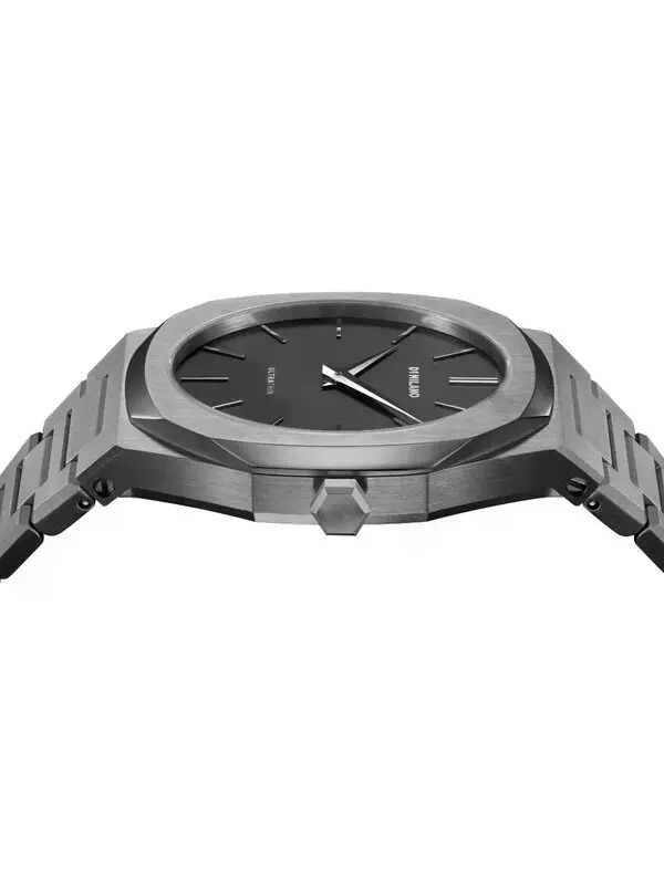 D1 MILANO Ultra Thin 40mm Watch - Black