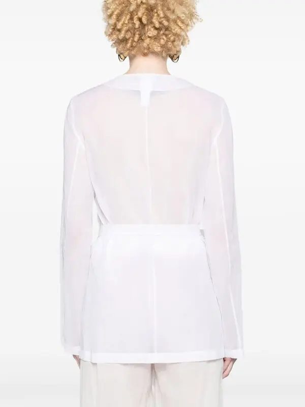 Fabiana Filippi V-neck Muslin Wrap Jacket