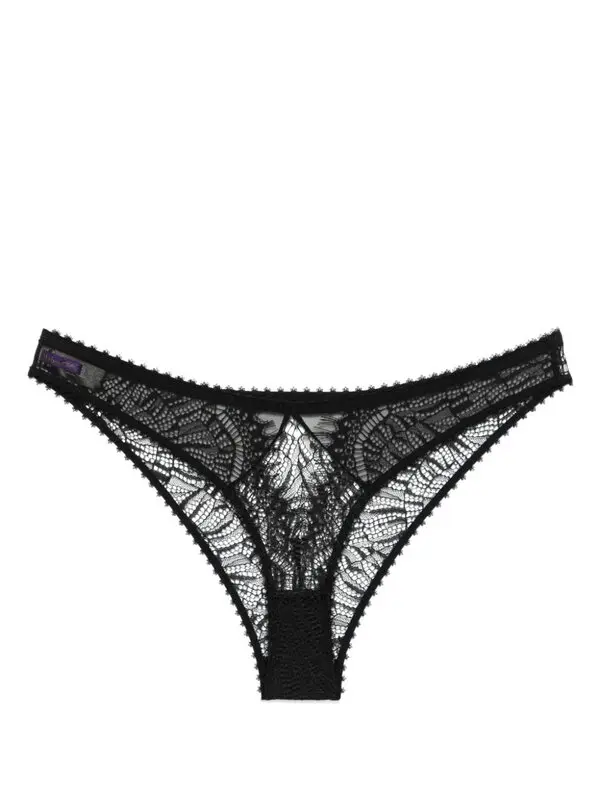 MAISON CLOSE Accroche Cœur Panties - Black