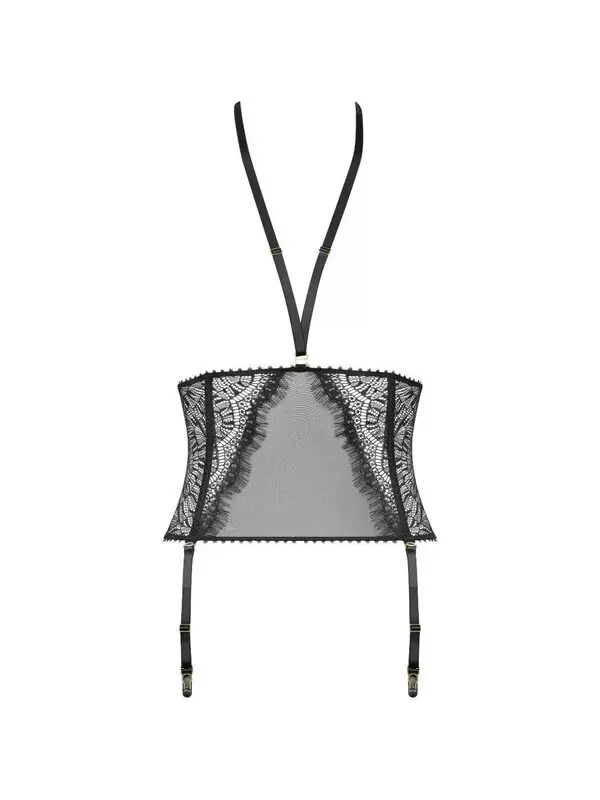 MAISON CLOSE Garter Belt - Black