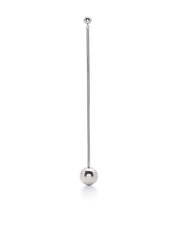 MARIA BLACK Duster Single Earring - Silver