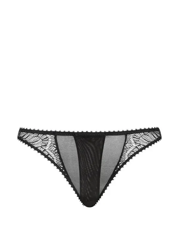 MAISON CLOSE Open Thong - Black