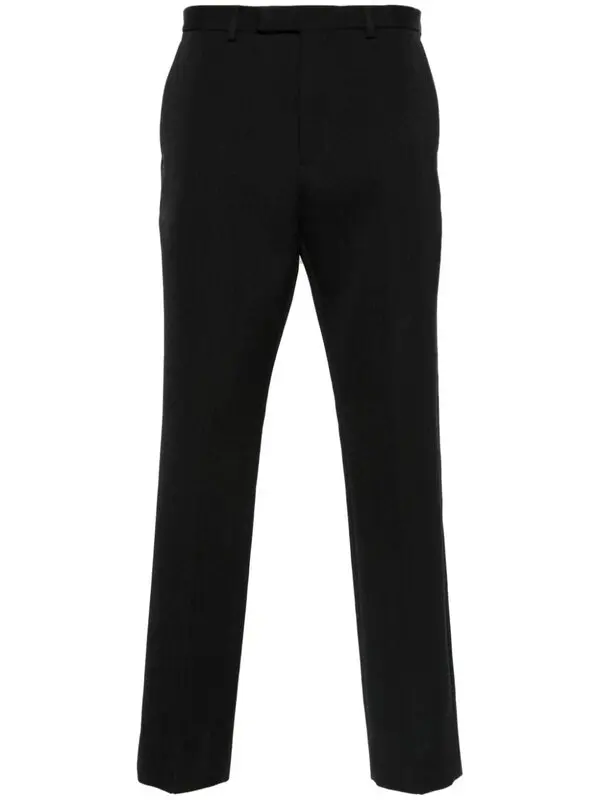 Gucci Logo-embroidered Wool Trousers