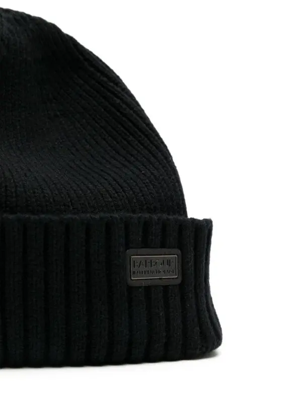 BARBOUR INTERNATIONAL Ribbed Knit Beanie