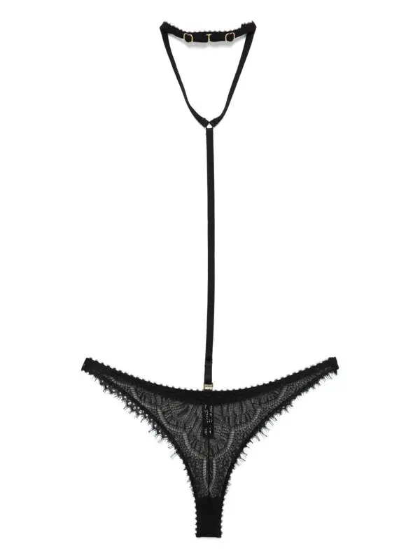 MAISON CLOSE Accroche Cœur Thong And Harness