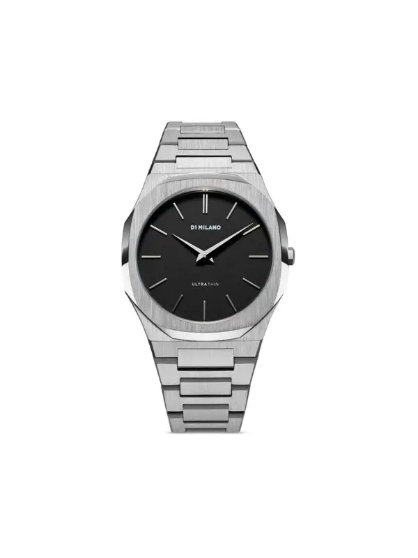 D1 MILANO Ultra Thin 40mm Watch - Black
