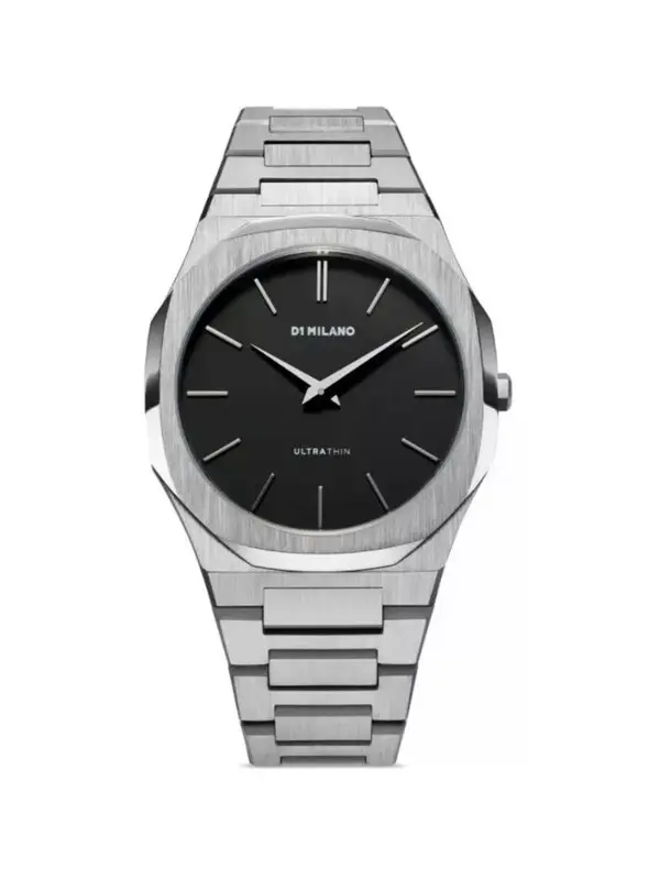D1 MILANO Ultra Thin 40mm Watch - Black