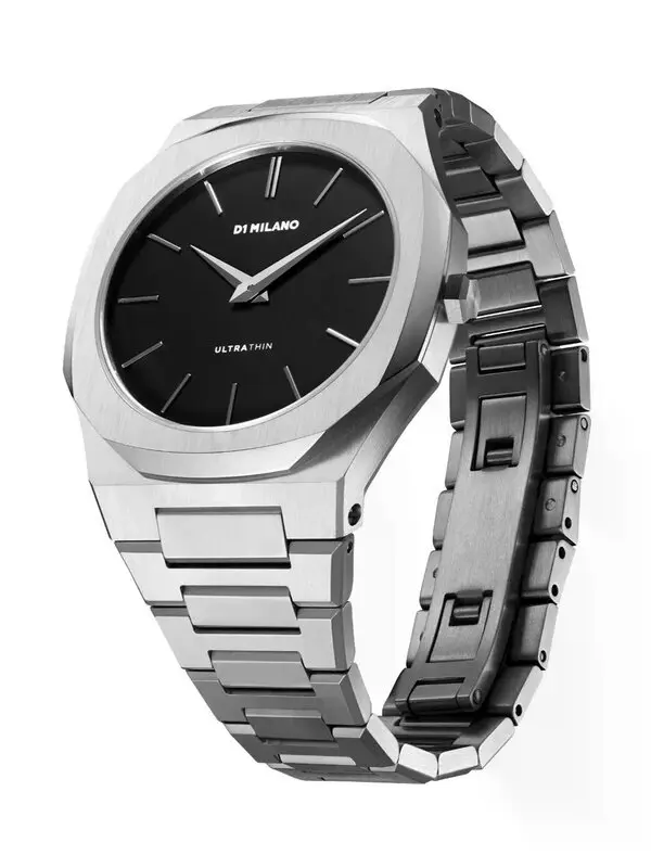 D1 MILANO Ultra Thin 40mm Watch - Black