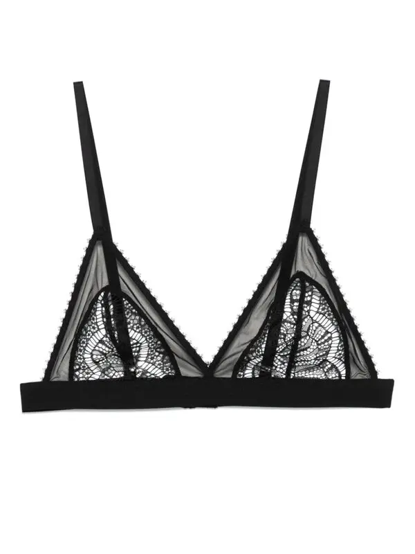 MAISON CLOSE Accroche Cœur Bra - Black