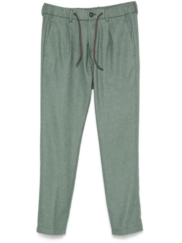 Herno Felted Trousers - Green