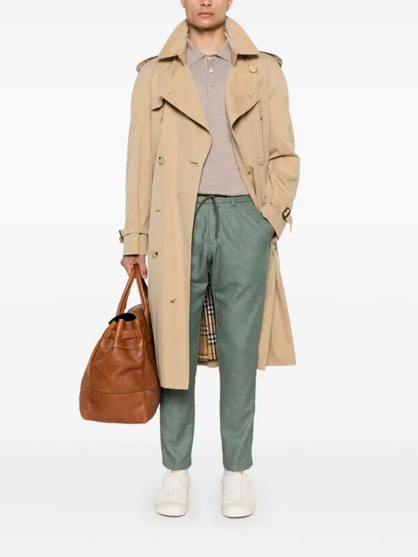 Herno Felted Trousers - Green