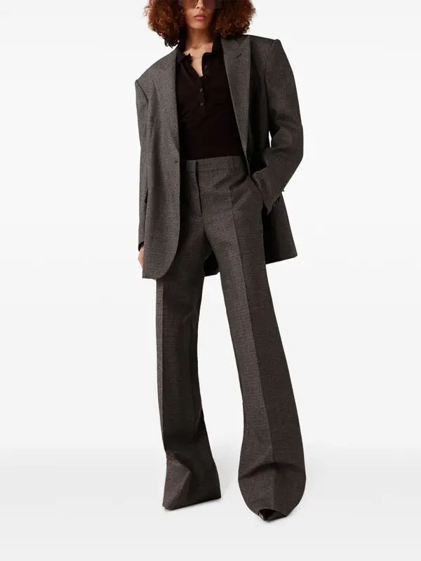 Stella McCartney Wool Tailored Trousers - Grey