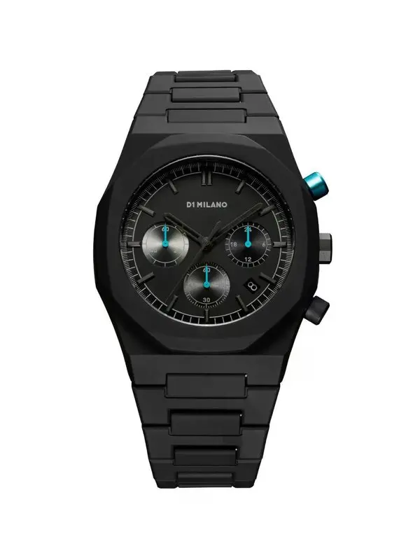 D1 MILANO 40.5mm Chronograph Watch - Black