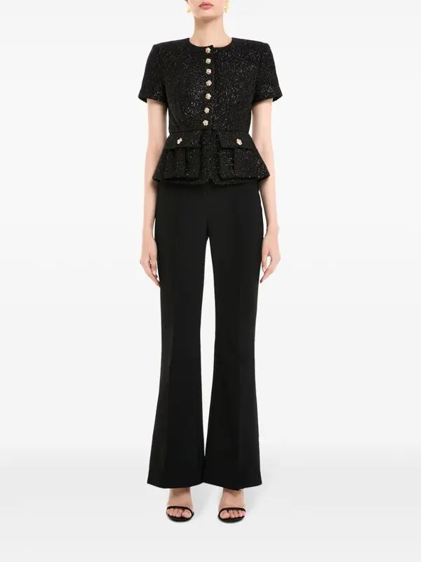 SELF-PORTRAIT Tinsel Bouclé Jumpsuit
