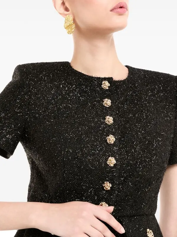 SELF-PORTRAIT Tinsel Bouclé Jumpsuit